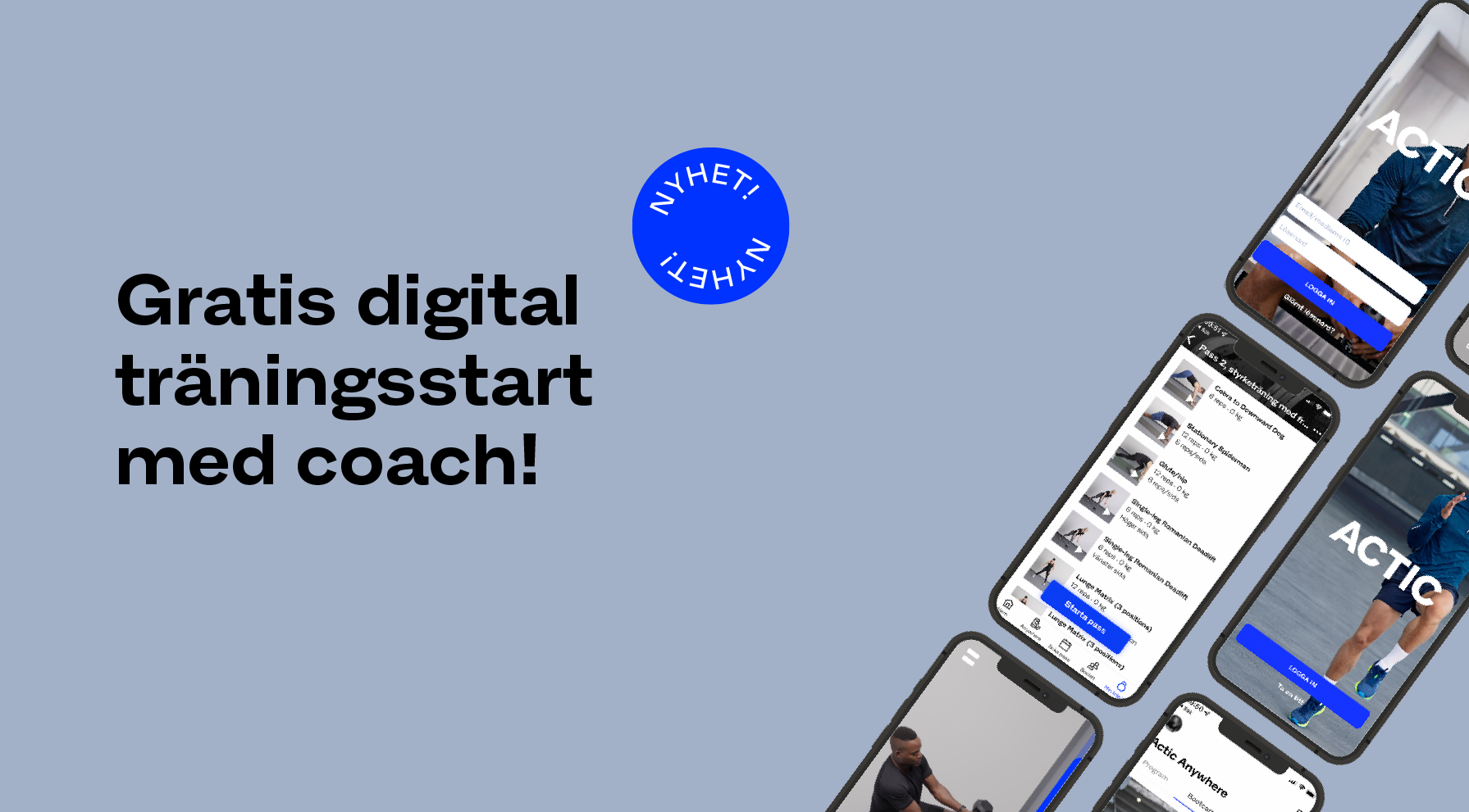 Kom igång med din träning med digital träningsstart - Actic
